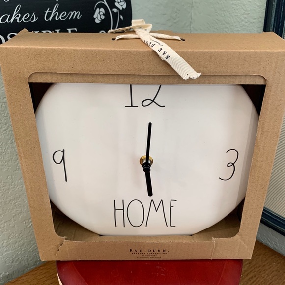 Rae Dunn | Wall Decor | Nwt Rae Dunn Artisan Collection Ceramic Clock ...
